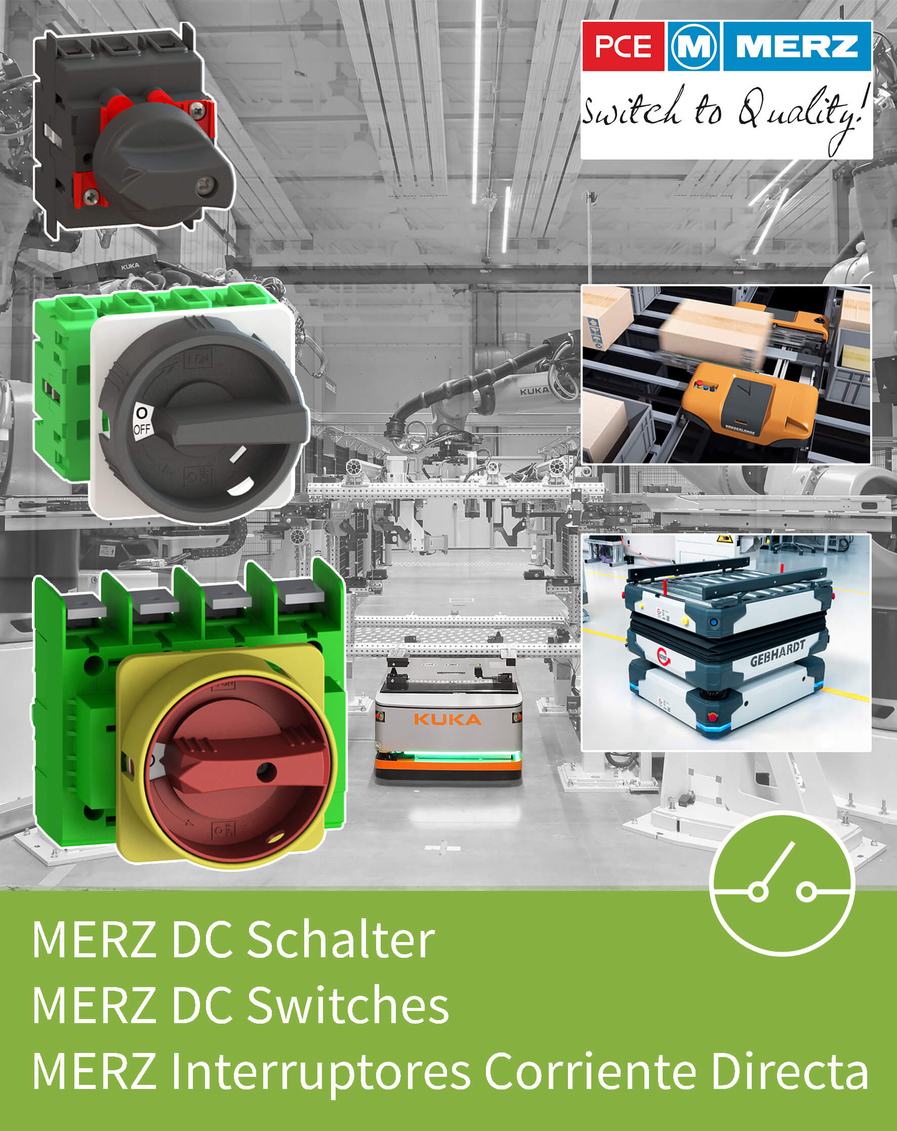 Broschüren - MERZ Switchgear Landingpage German